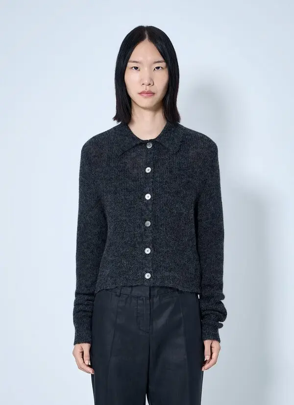 Our Legacy Mazzy Polo Cardigan - Black