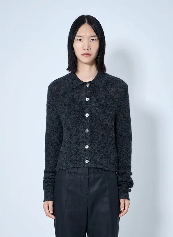 Our Legacy Mazzy Polo Cardigan - Black