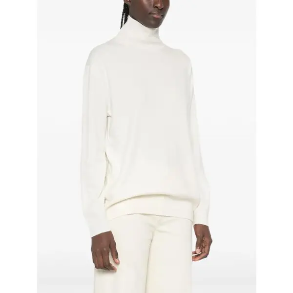 Malo Knitwear Jumper - White