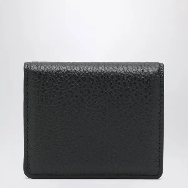 MAISON MARGIELA Four Stitches Compact Grained Leather Card Holder
