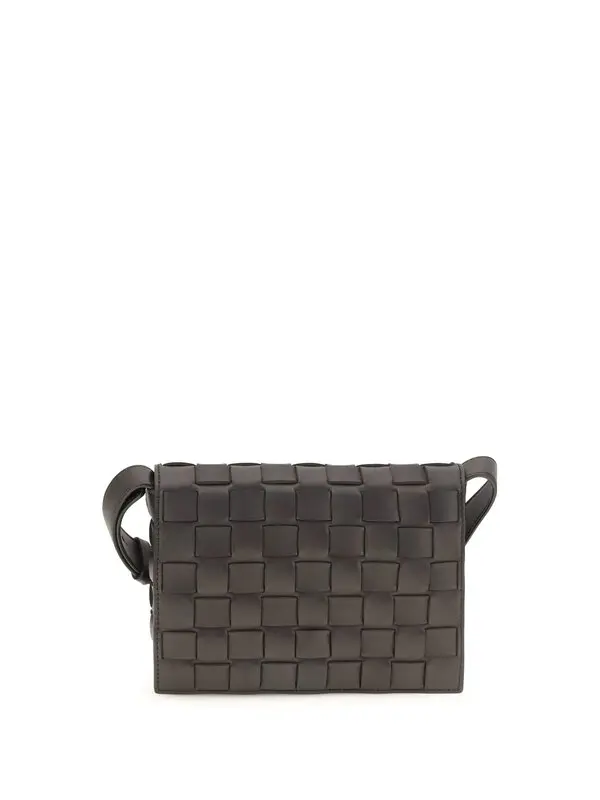 Bottega Veneta Orto Messenger Crossbody Bag - Brown