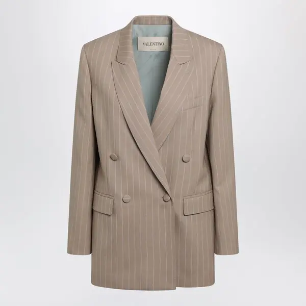 Valentino Garavani Virgin Wool Jacket - Cream