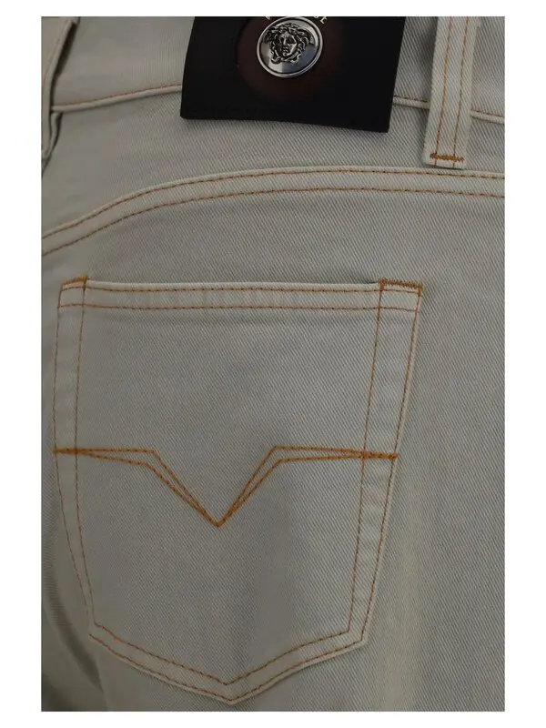 Versace Tapered Denim Jeans - Multicolor