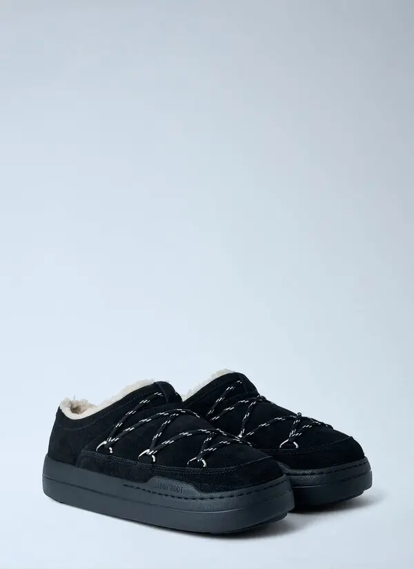 Moon Boot Maison Margiela Suede Tabi Mule Sandals