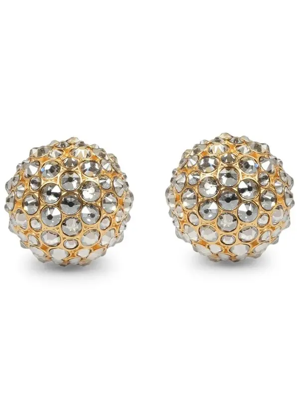 Celine Hairloom Dome Earrings - Gold