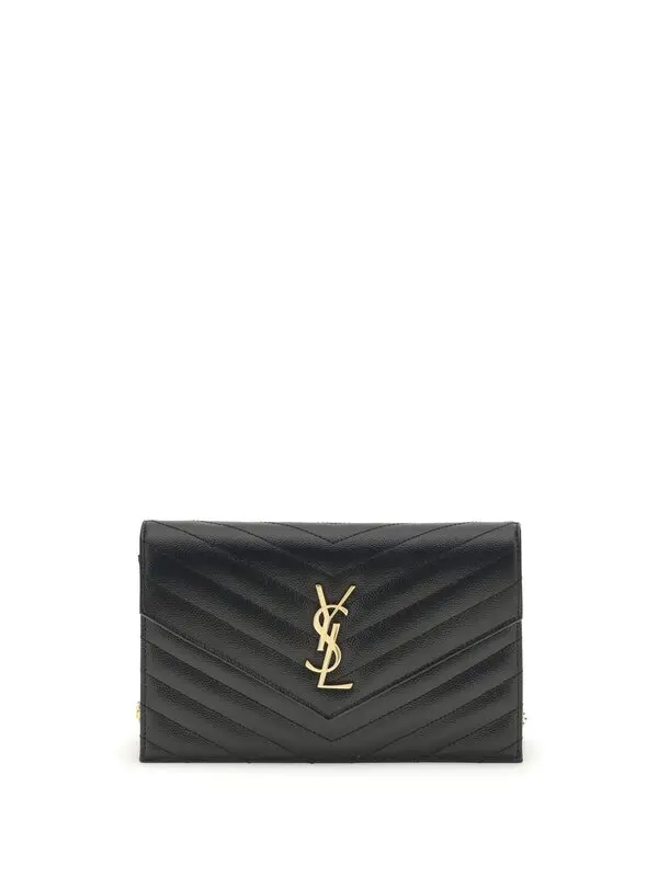 Saint Laurent Cassandre Mini Shoulder Bag - Black