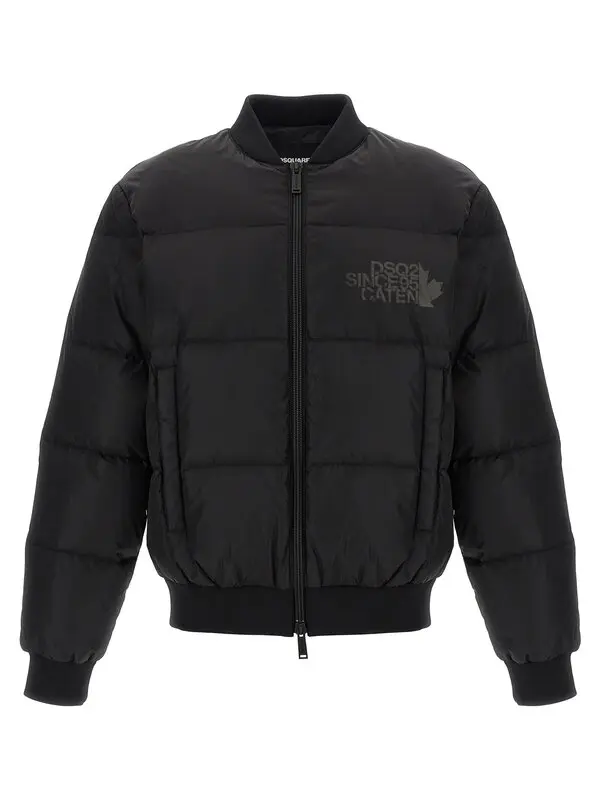 Dsquared2 Padded Bomber Jacket - Black