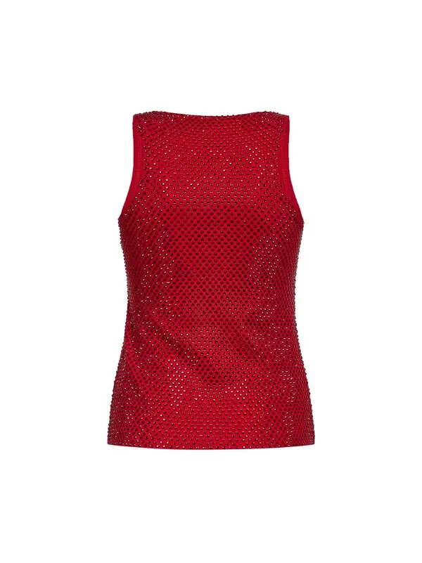 Giuseppe Di Morabito Crystal-embellished Tank Top