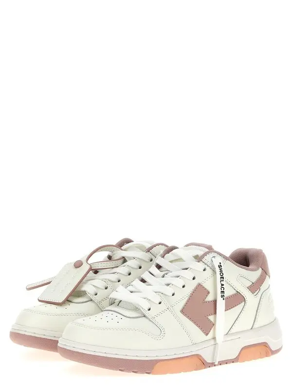 Off-White Out Of Office Leather Sneakers - Pink
