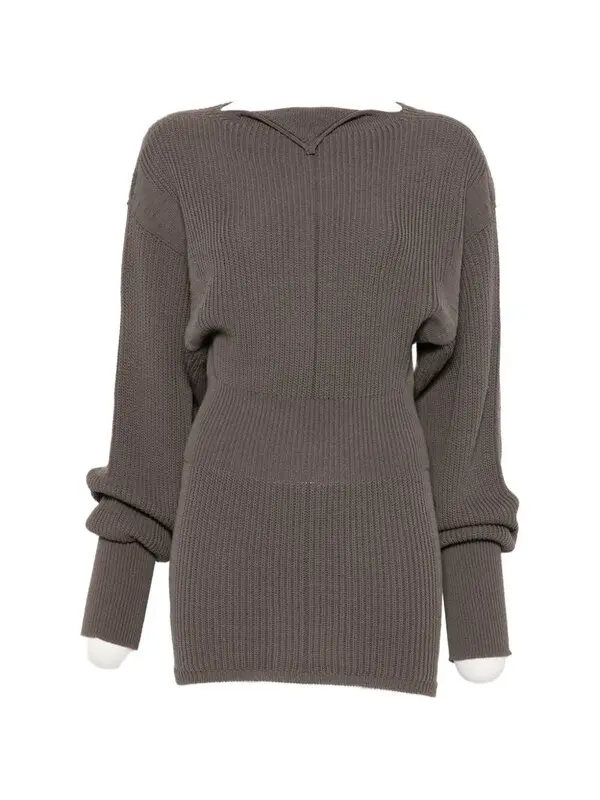 Rick Owens Wool V-necked Sweater - Multicolor