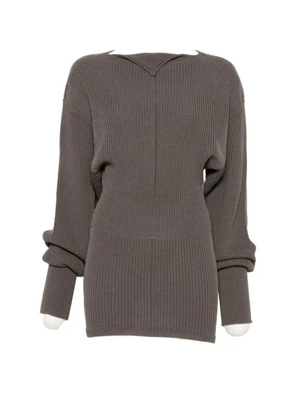 Rick Owens Wool V-necked Sweater - Multicolor