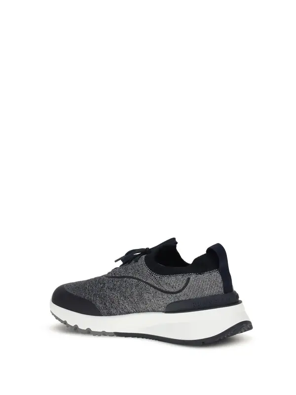 Brunello Cucinelli Techno Cotton Knit Sneakers Runners