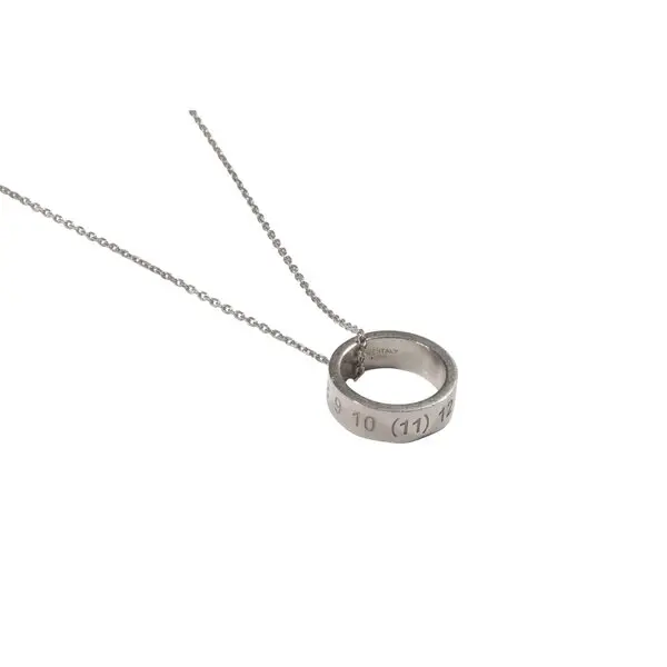 MAISON MARGIELA Numeric Logo Ring Necklace