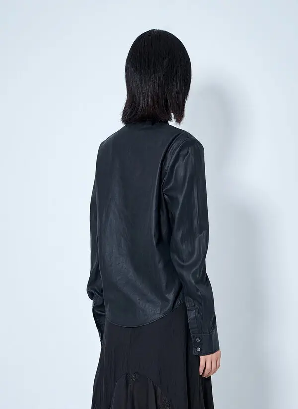 Our Legacy Slim Zip Shirt - Black