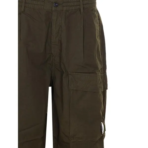 C.P. COMPANY Micro-reps Pants With Lens Logo