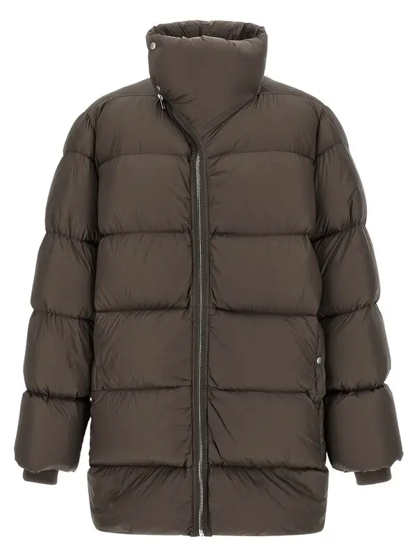 Rick Owens Quilted Down Jacket - Brown