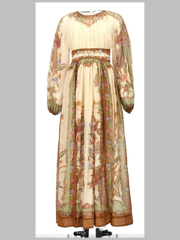 Zimmermann Abito Maxi Indra - Multicolor