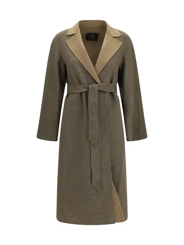 Loro Piana Francesca Cashmere Coat - Brown