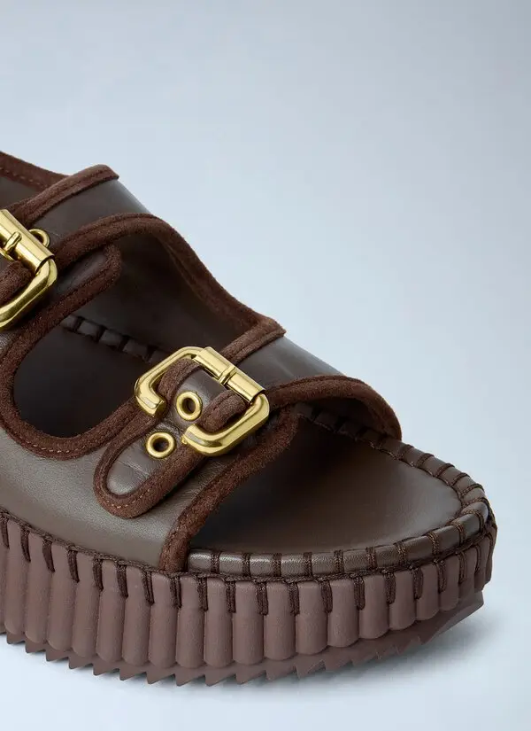 Chloé Nama Wedge Sandals