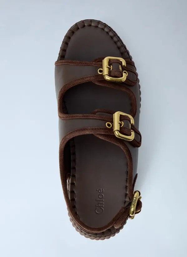 Chloé Nama Wedge Sandals