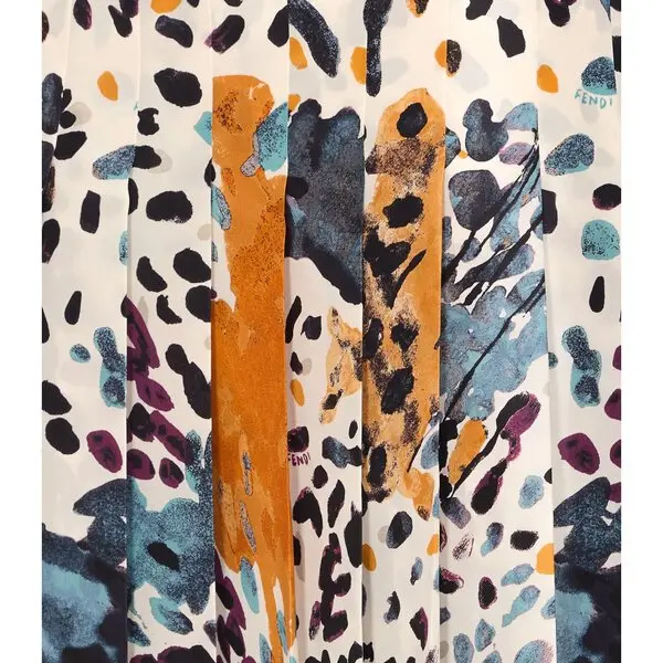 Fendi Falena Print Skirt