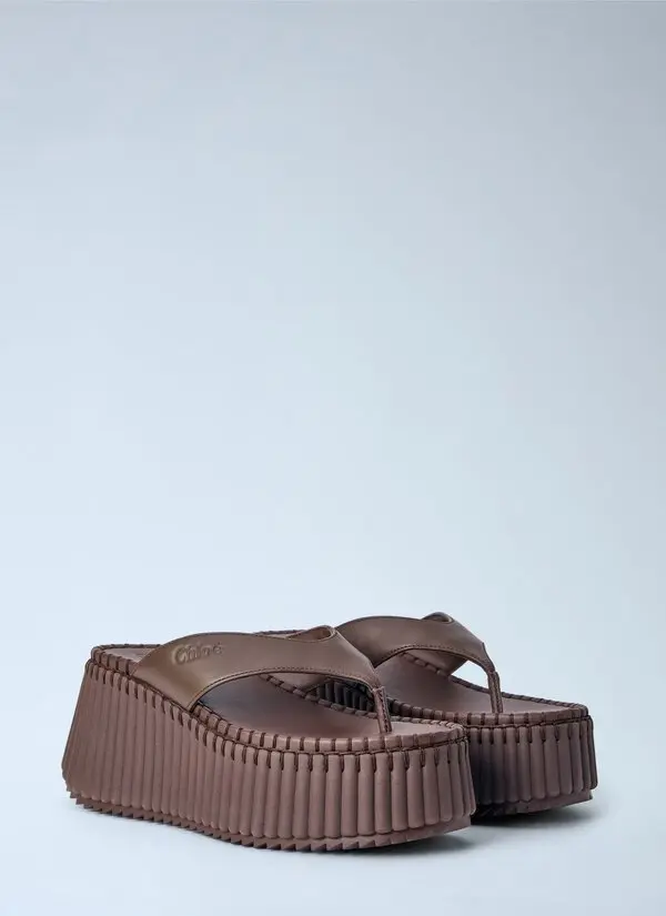 Chloé Nama Wedge Sandals