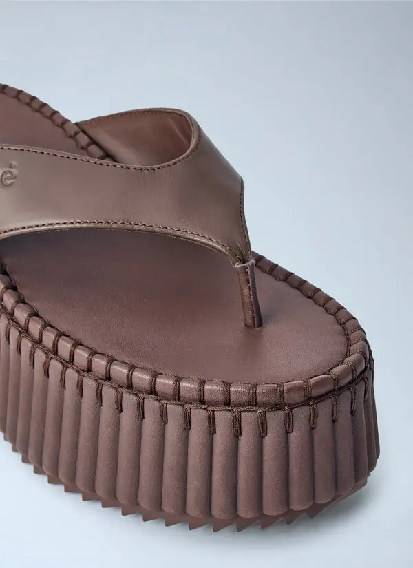 Chloé Nama Wedge Sandals