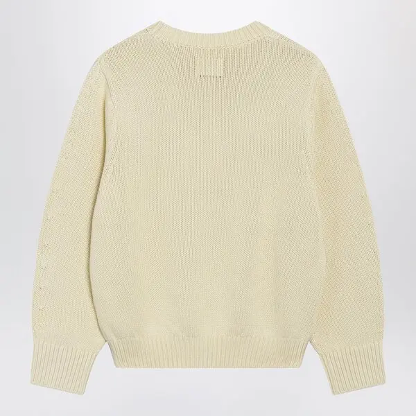 TOTEME Cotton Crewneck Sweater - Yellow