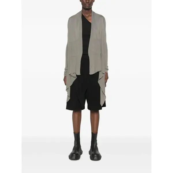 Rick Owens Grey Knitwear Cardigans