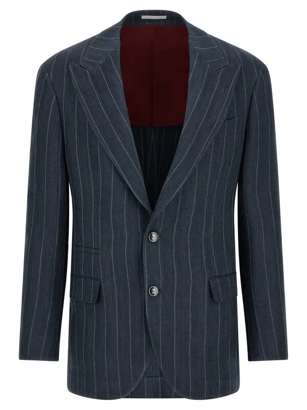 Brunello Cucinelli Tailor' Blazer - Blue