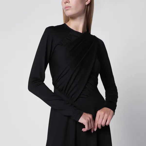 Victoria Beckham Asymmetric Draped Dress