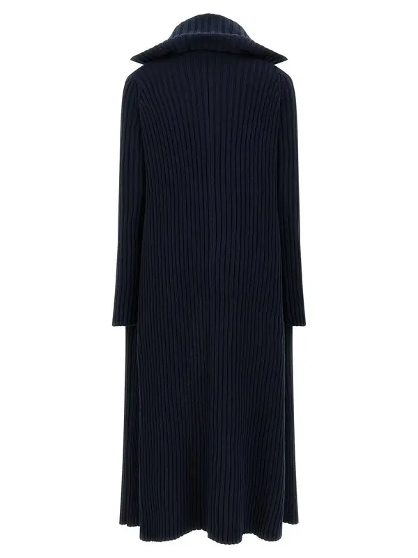 Balenciaga Ribbed Cardigan - Blue