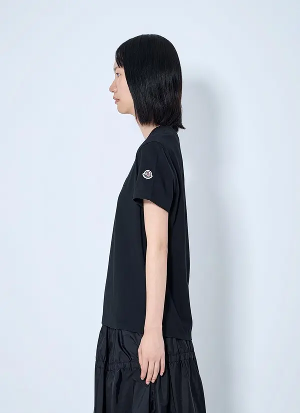 Moncler Logo Embroidered T-shirt