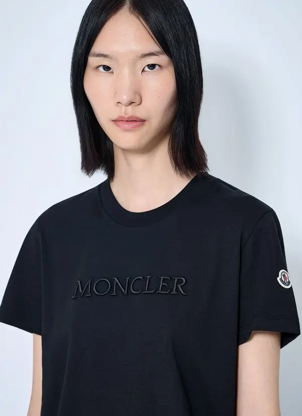 Moncler Logo Embroidered T-shirt