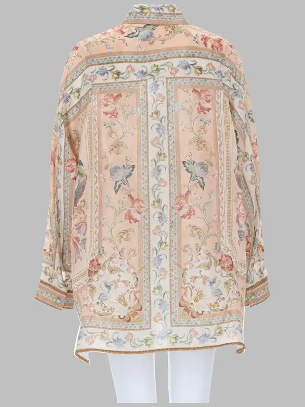 Zimmermann Roselight Silk Printed Shirt - Multicolor