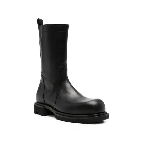 Rick Owens Leather Calf-length Boots
