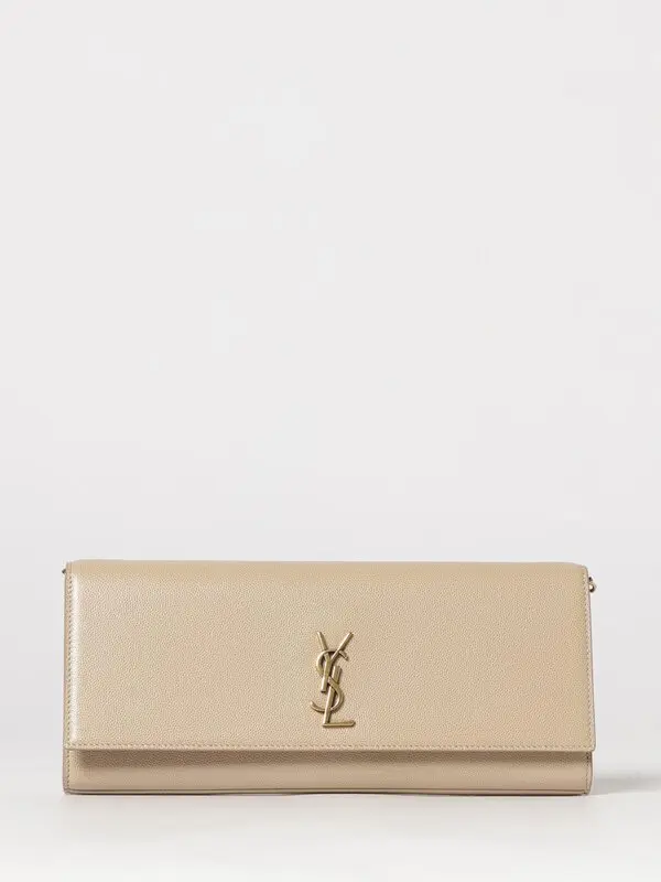 Saint Laurent Calf Leather Mini Bag - Cream