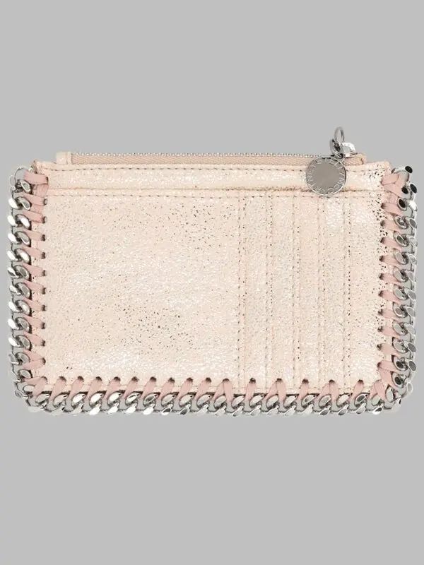 Stella McCartney Falabella Zip Card Holder - Pink