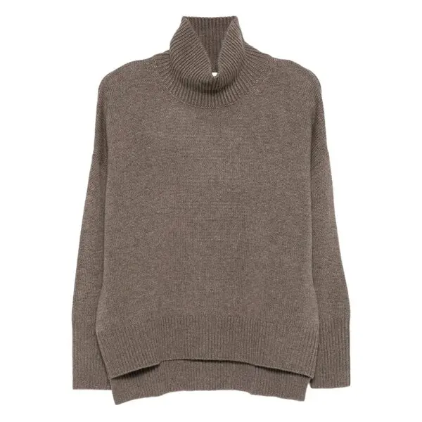 LISA YANG Cashmere Turtleneck Pullover - Brown