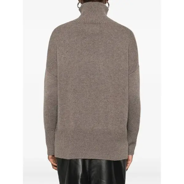 LISA YANG Cashmere Turtleneck Pullover - Brown
