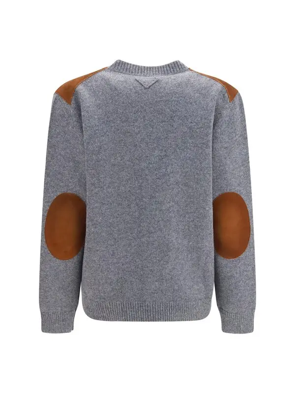 Prada Suede Wool Cardigan - Multicolor