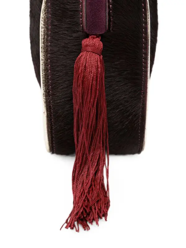 FORTE_FORTE My Pepita Leather Bucket Bag - Multicolor