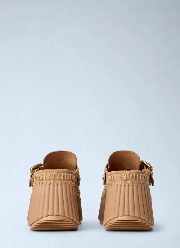 Chloé Nama Wedge Mules