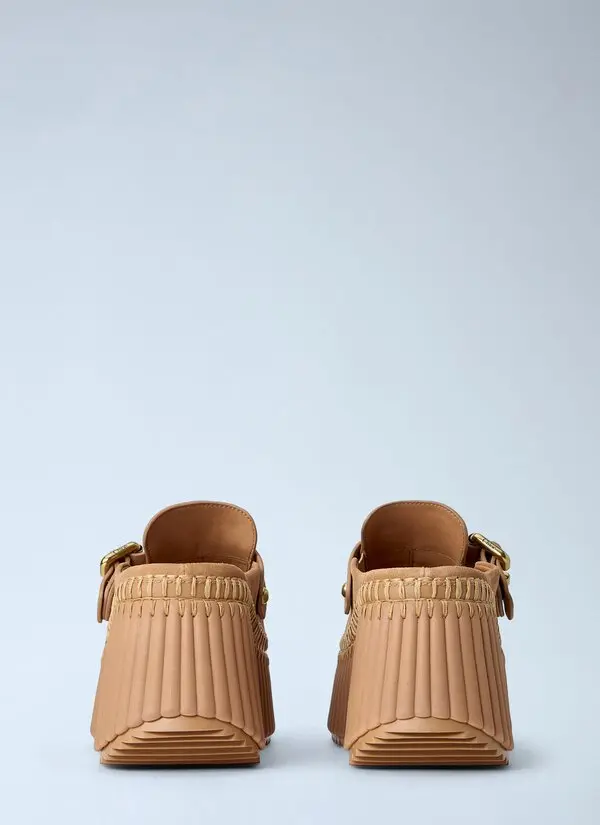 Chloé Nama Wedge Mules - Multicolor