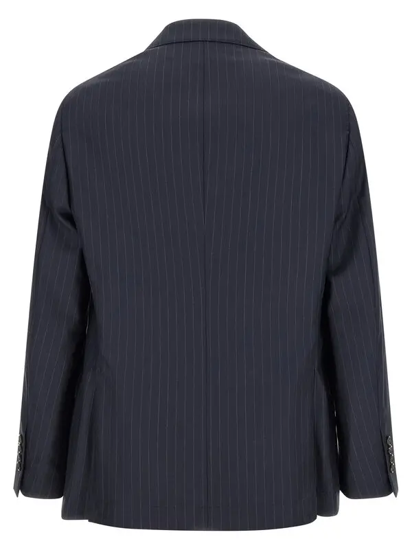 Brunello Cucinelli Pinstripe Batavia Blazer