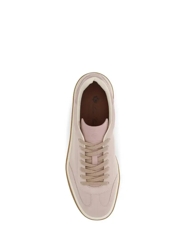 Loro Piana Suede Tennis Walk Sneakers