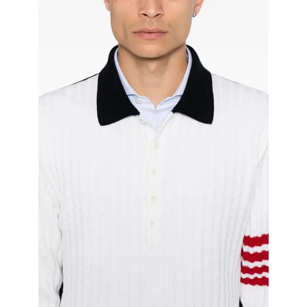 Thom Browne Polo Shirts - White