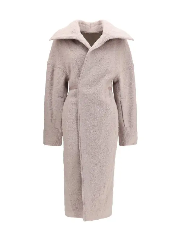 Rick Owens Dracucollar Belted Coat