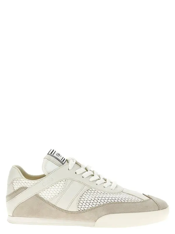 Chloé Kick' Sneakers - Cream