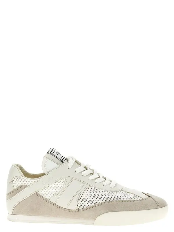 Chloé Kick' Sneakers - Cream